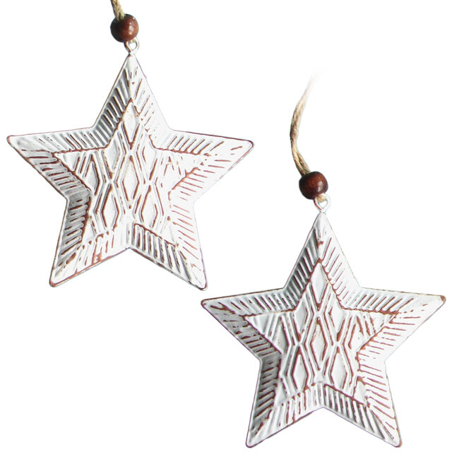 Елочная игрушка Звезда - Biscuits de Noel 9 см, 2 шт, подвеска, Breitner, 22-6079C-набор