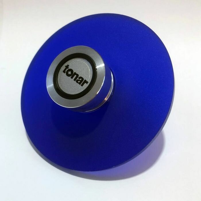 Клэмп (прижим для пластинки) цвет синий TONAR MISTY CLAMP BLUE