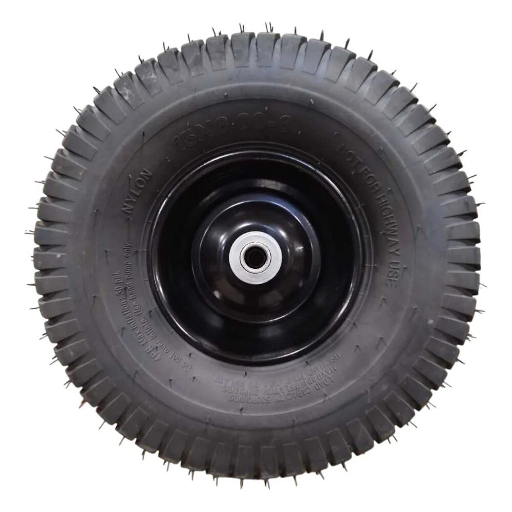 Пневматическое колесо Профи Скорпион 39-16СК 15x6.00, 16 мм LWI LWI39-16СК, для одноколесных или двухколесных тачек