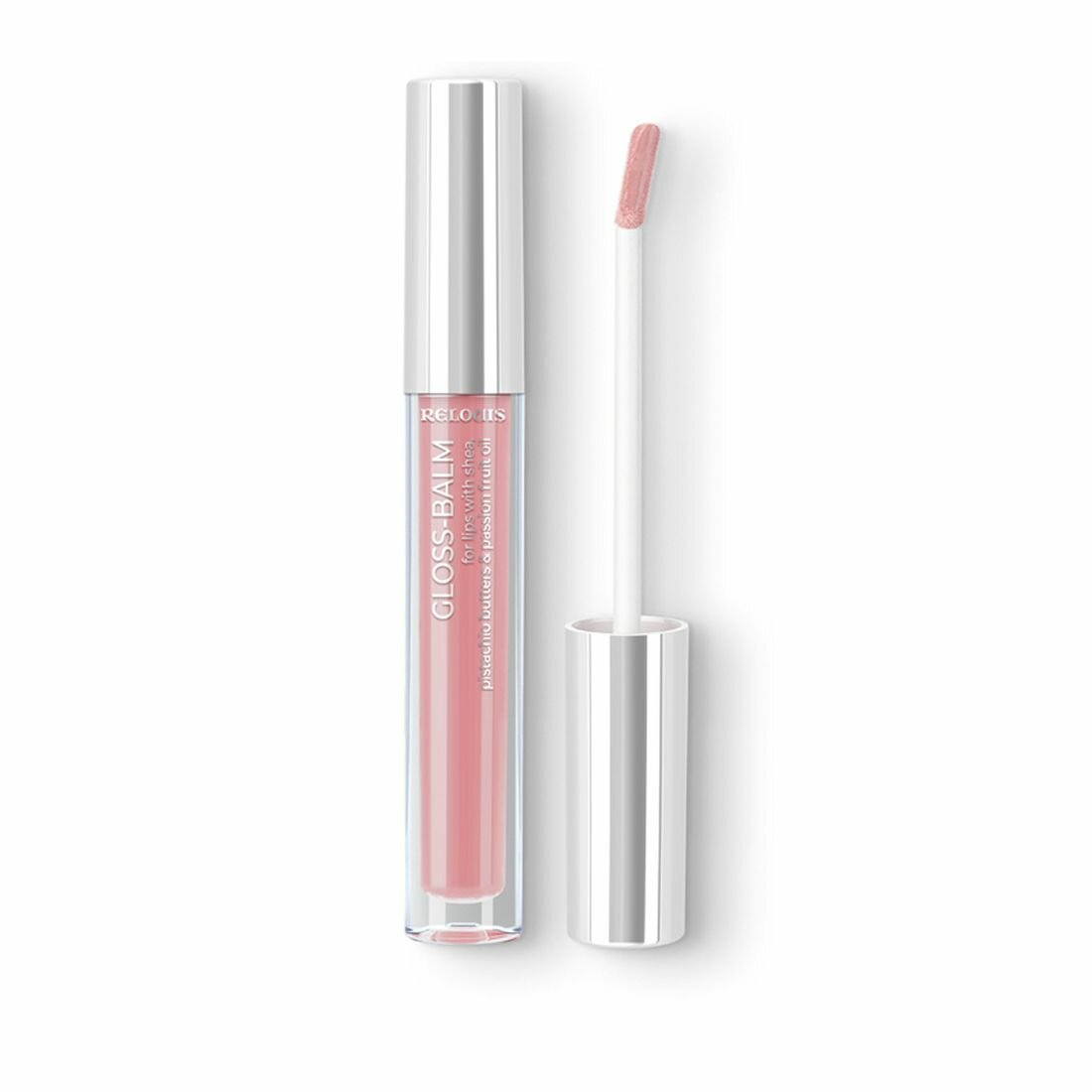 Блеск-бальзам для губ с маслами ши, фисташки и маракуйи RELOUIS тон 09