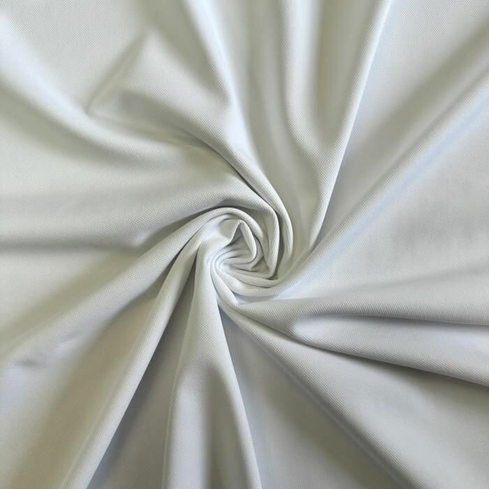 Ткань Бифлекс пике 3D Bianco (белый) отрез 150*100см