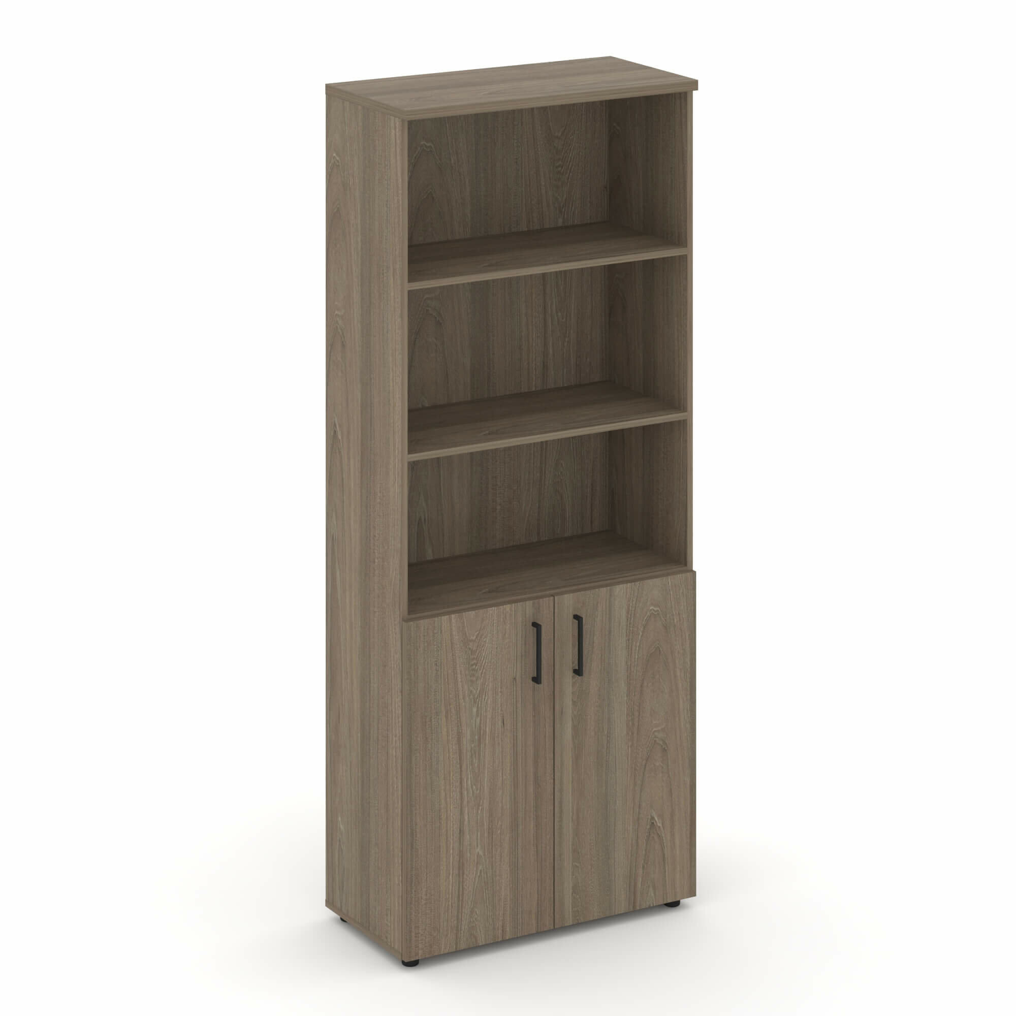 Шкаф высокий с низкими дверьми Стайл Проджект/Style Project Riva SN. STS. E-101 лхдф Вяз Благородный 796*400*1982