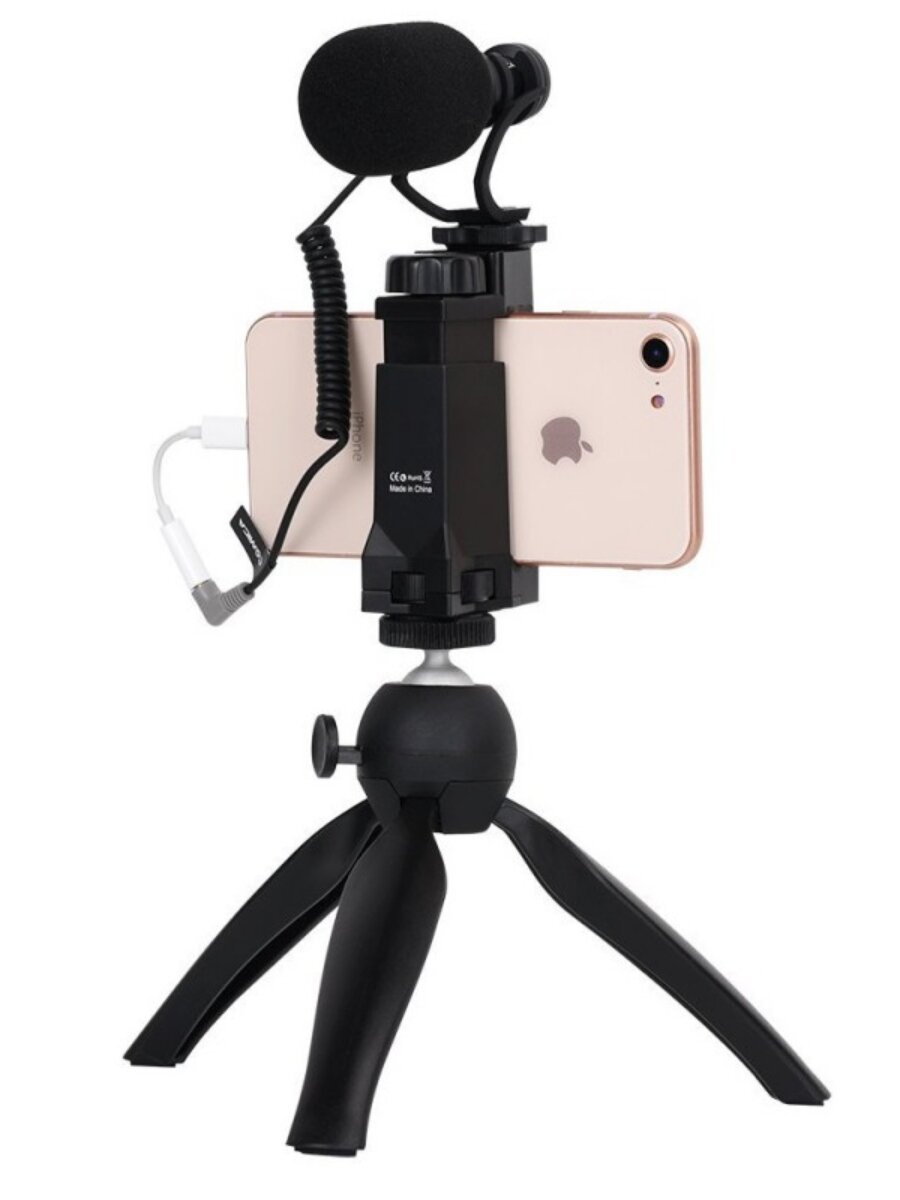 Микрофон COMICA CVM-VM10-K2 для смартфона с настольной треногой