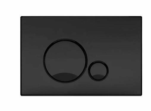 Смывная клавиша ROCA ONE LUNA ZRU9308362 (два режима слива, черный)