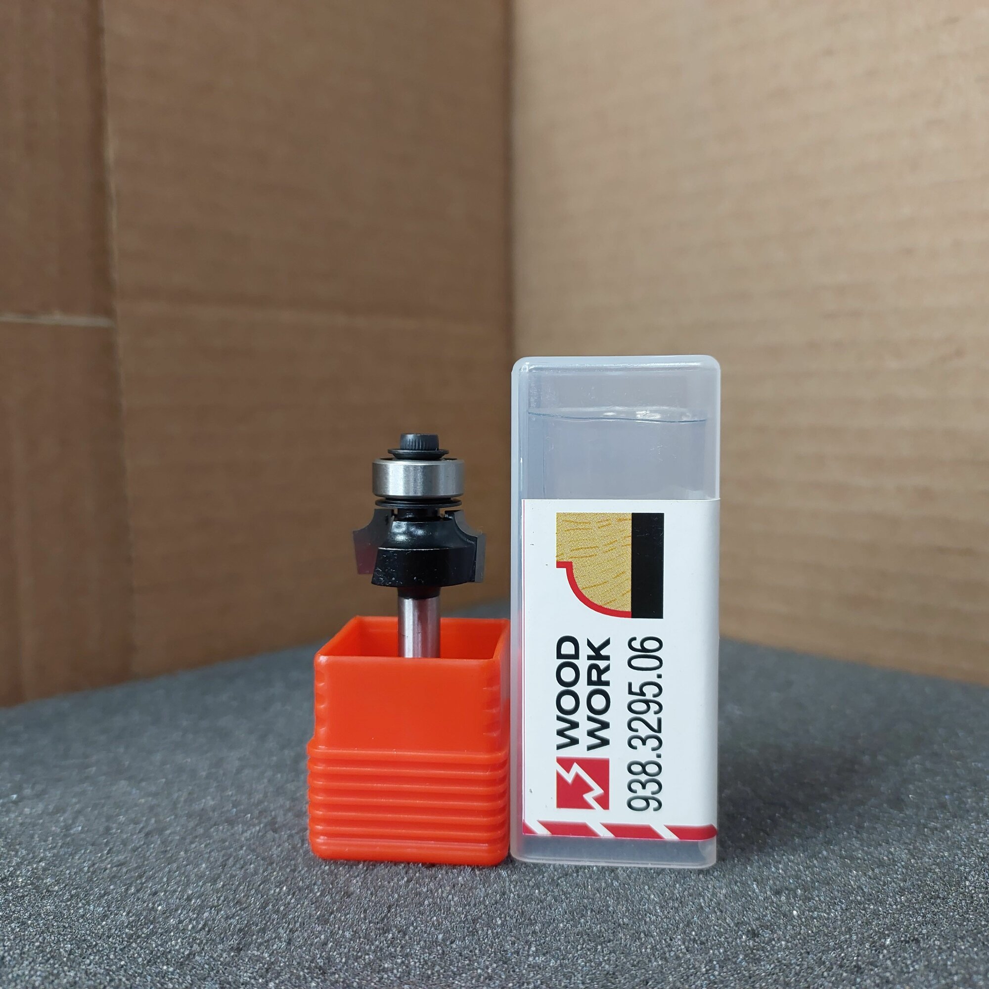 Фреза радиусная ( 3.2мм ) с тефлоновым покрытием ( проф серия ) D 19мм х 53мм хв.6мм