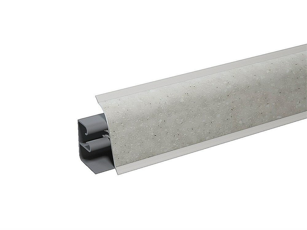 VVT Плинтус для столешницы АР-740, Пластик , Камень бежевый , 37*3000*24 Камень бежевый