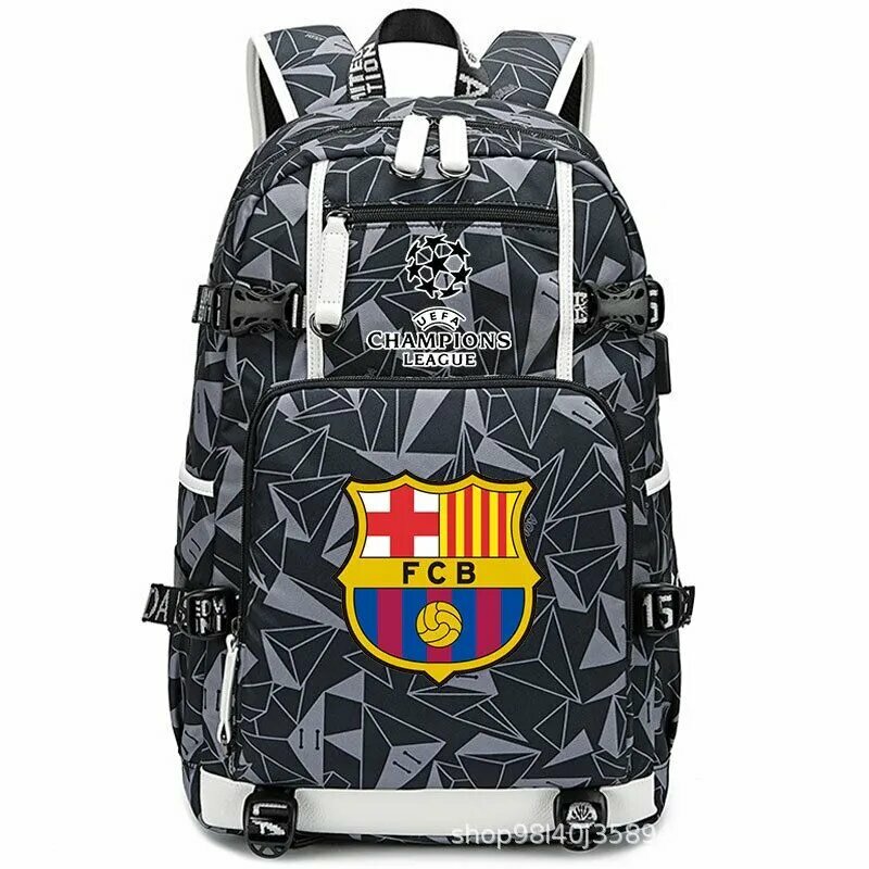 Школьный рюкзак La Liga FC Barcelona с зарядкой USB для ноутбука