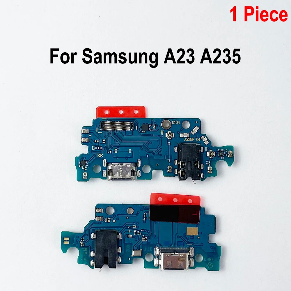 USB-порт для зарядки, разъем для док-станции, зарядная плата для Samsung Galaxy A23 A235 SM-A235F, зарядная плата, запасные части