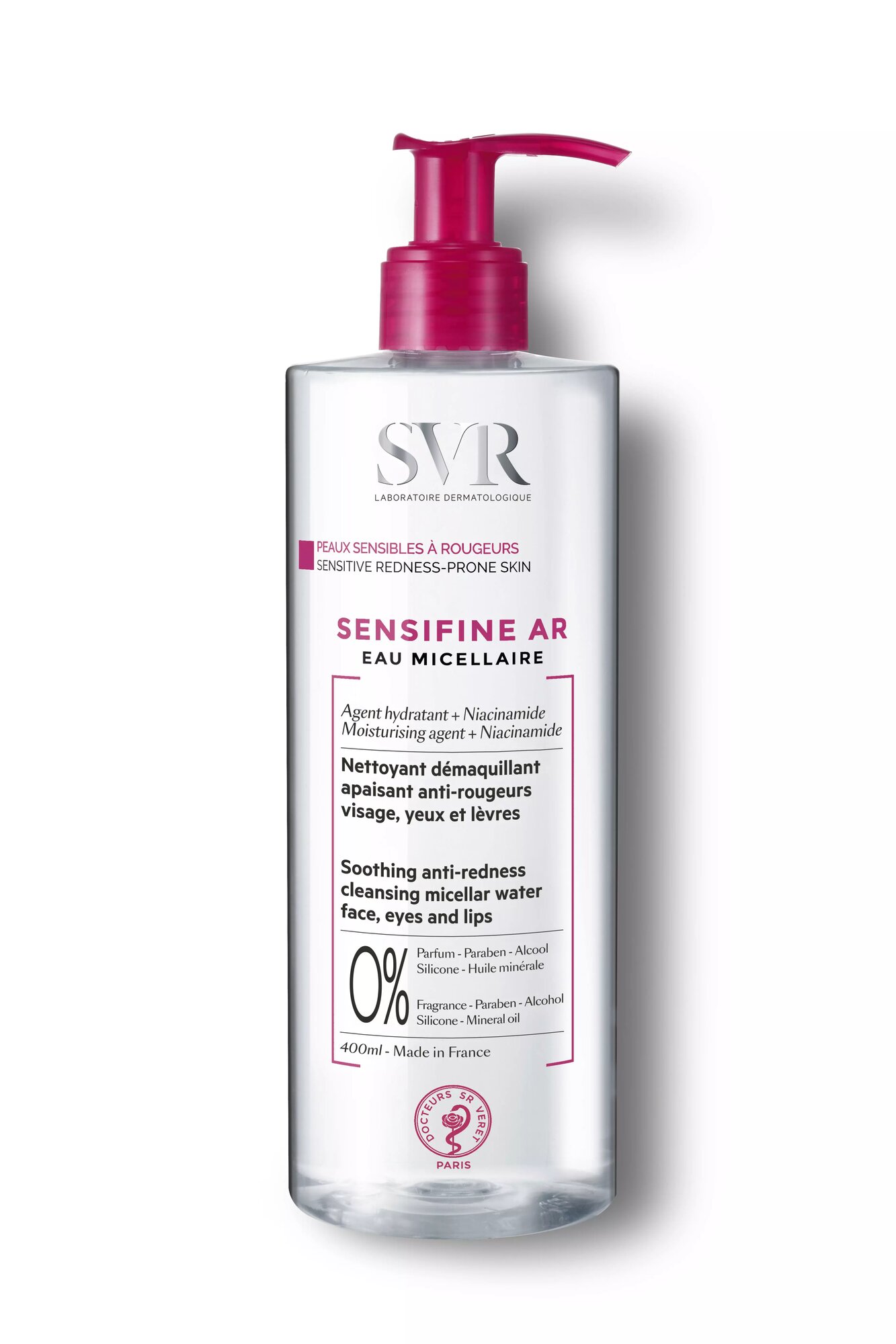 Мицеллярная Вода SVR Sensifine, Для Чувствительной Кожи, 400мл