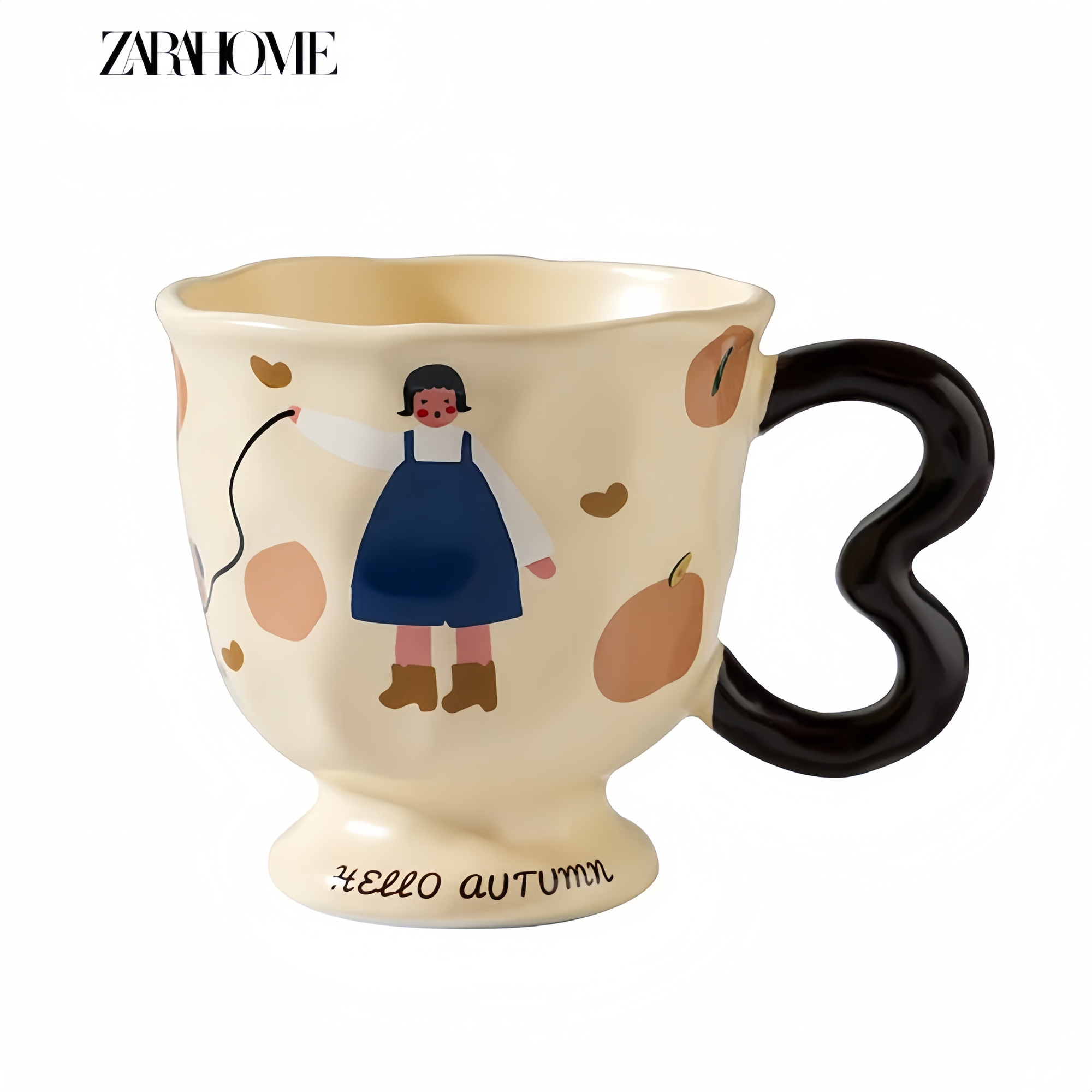 Кружка ZARA HOME "Beizi", керамическая, 400мл, a красивый цвет （INS Горячая распродажа）