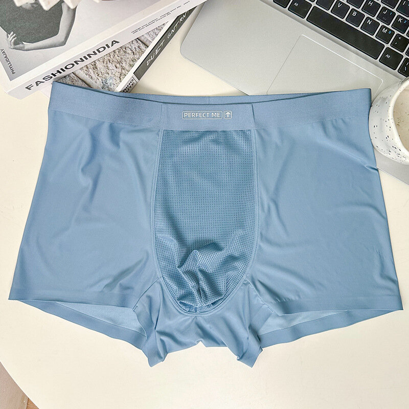 Нижнее белье мужское, ледяного шелка, цвет озерная орхидея, размер XL