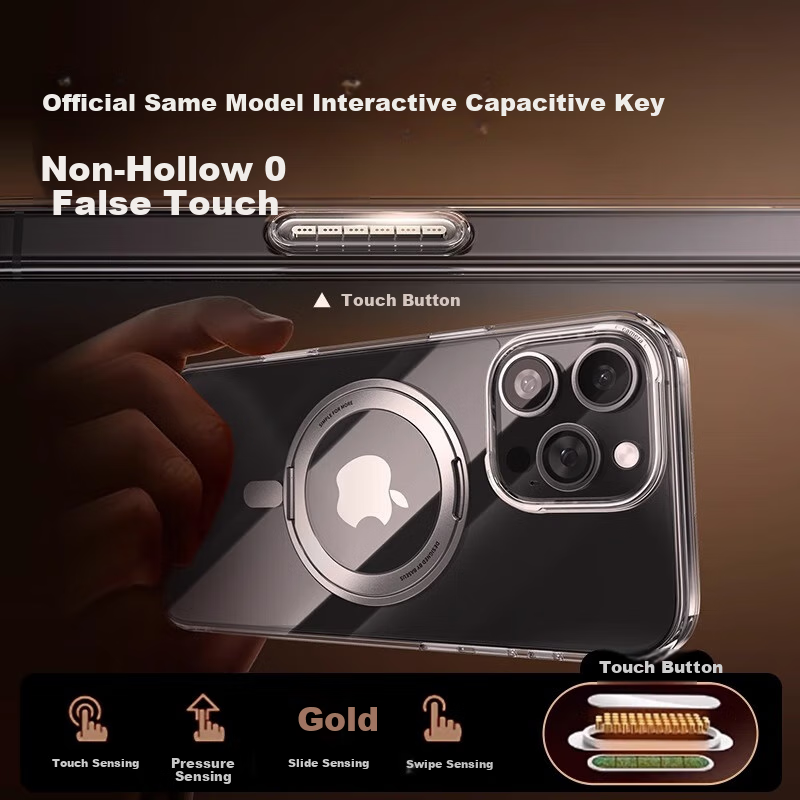 Baseus Pivot Case【Official Same Camera Button】for Apple 16 Phone Case iPhone 16 Protective Cover Magnetic Suction Stand Transparent Anti-fall MagSafe Charging