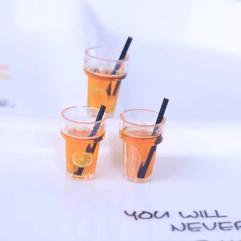 Мини-чашки для напитков из полимера 3 шт. Orange