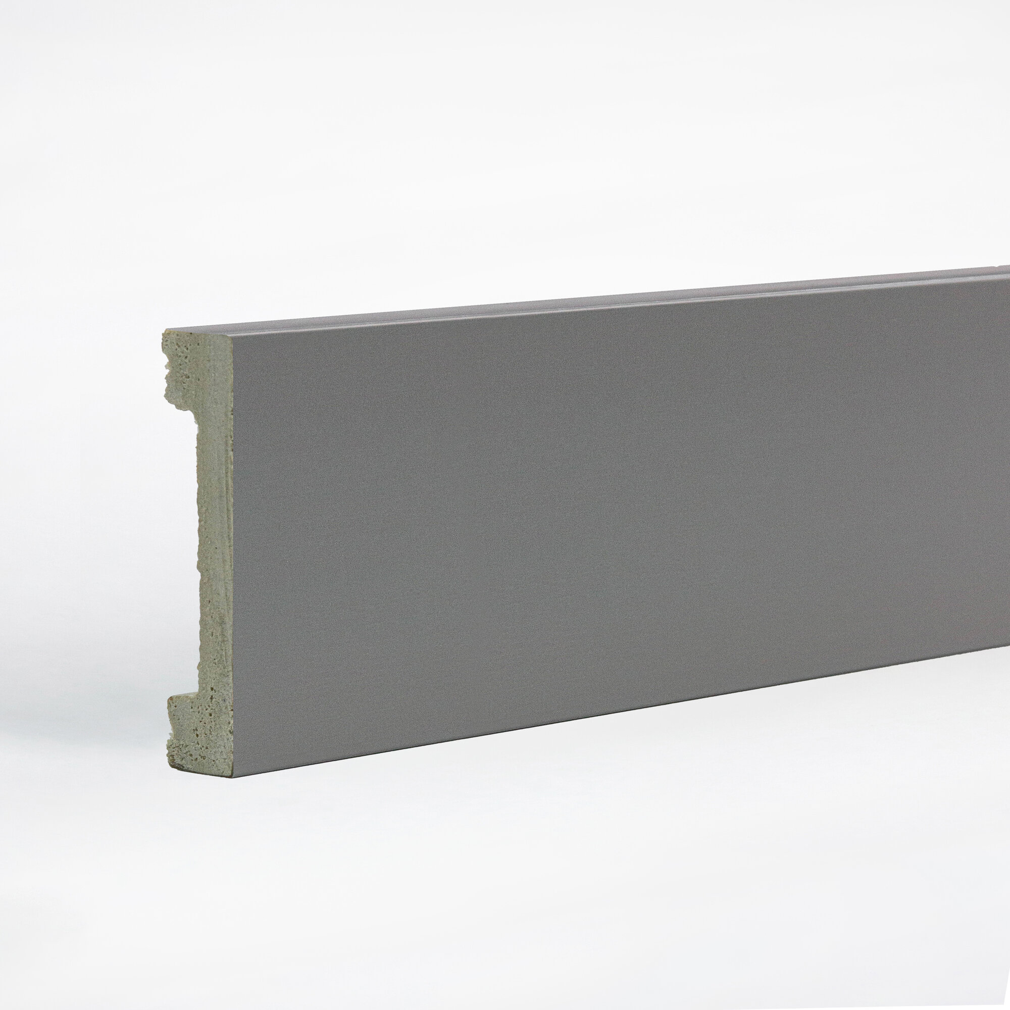 Плинтус дюрополимер напольный DECOMASTER (декомастер), 66х13х2900 мм, D157-118 ДМ светло серый