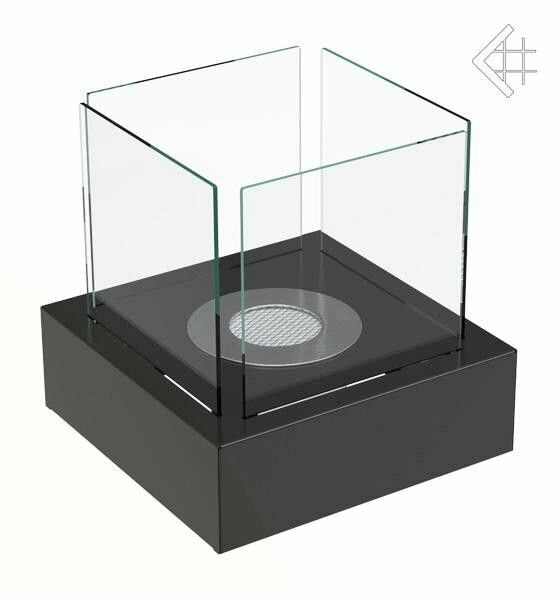 Биокамин Kratki TANGO 3, Металл, черный, 30x30x30 см