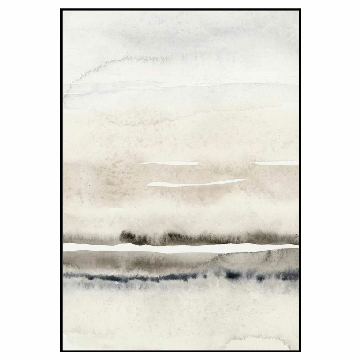 Картины на холсте 2 шт "Абстракция волны" 40x50 на стену для интерьера, набор картин