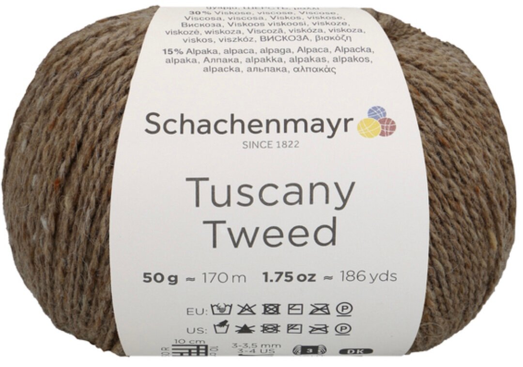 Tuscany Tweed /Таскани Твид/ пряжа Schachenmayr, MEZ, 9807002 (00010, erde (земля), коричневый)
