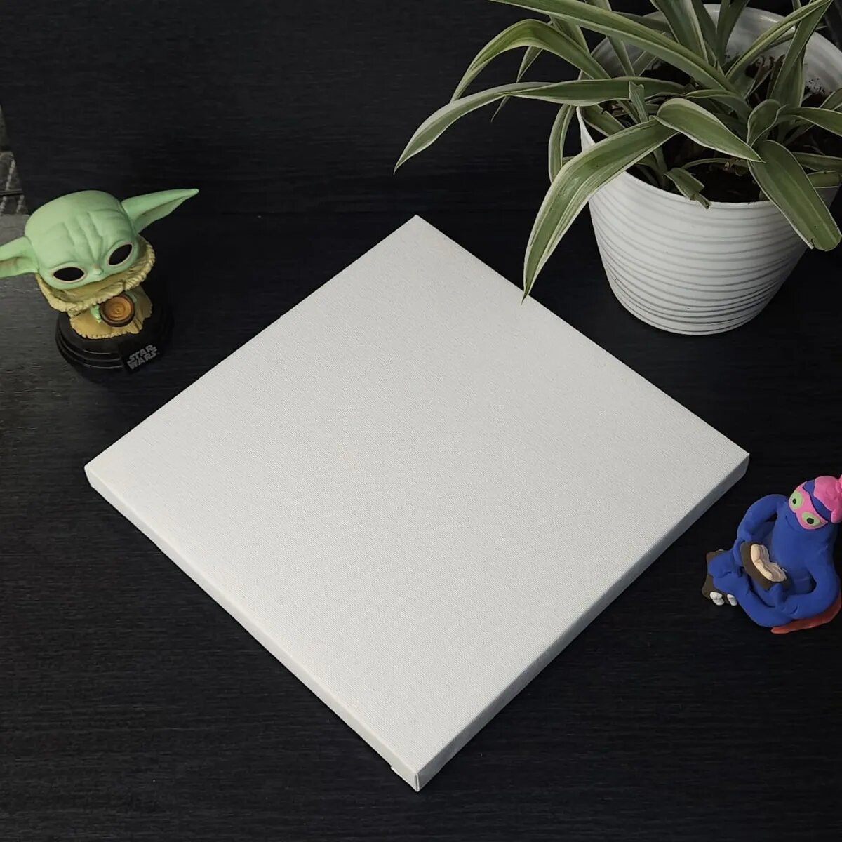 Холст на подрамнике для рисования 25х25см хлопок 280 г м