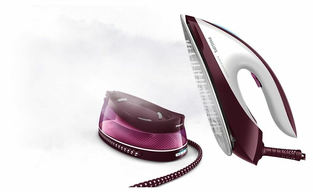 Утюг с парогенератором Philips GC7842/40 PerfectCare Compact керамическая подошва — фото 1