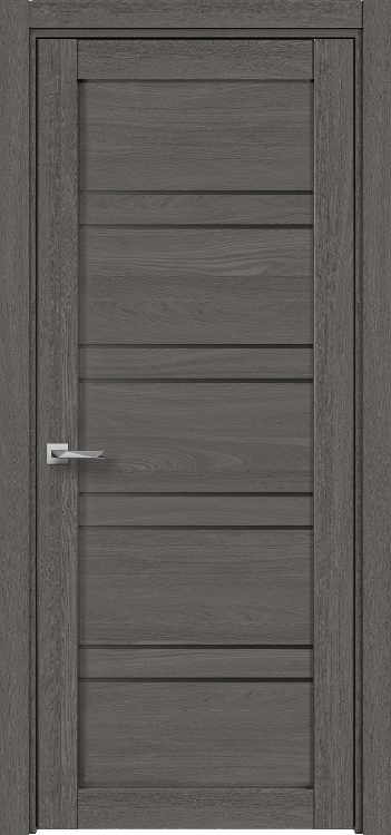 Дверь Верда Соло Дуб экошпон Стекло Сатинато Дуб элегансия серый 2000*700