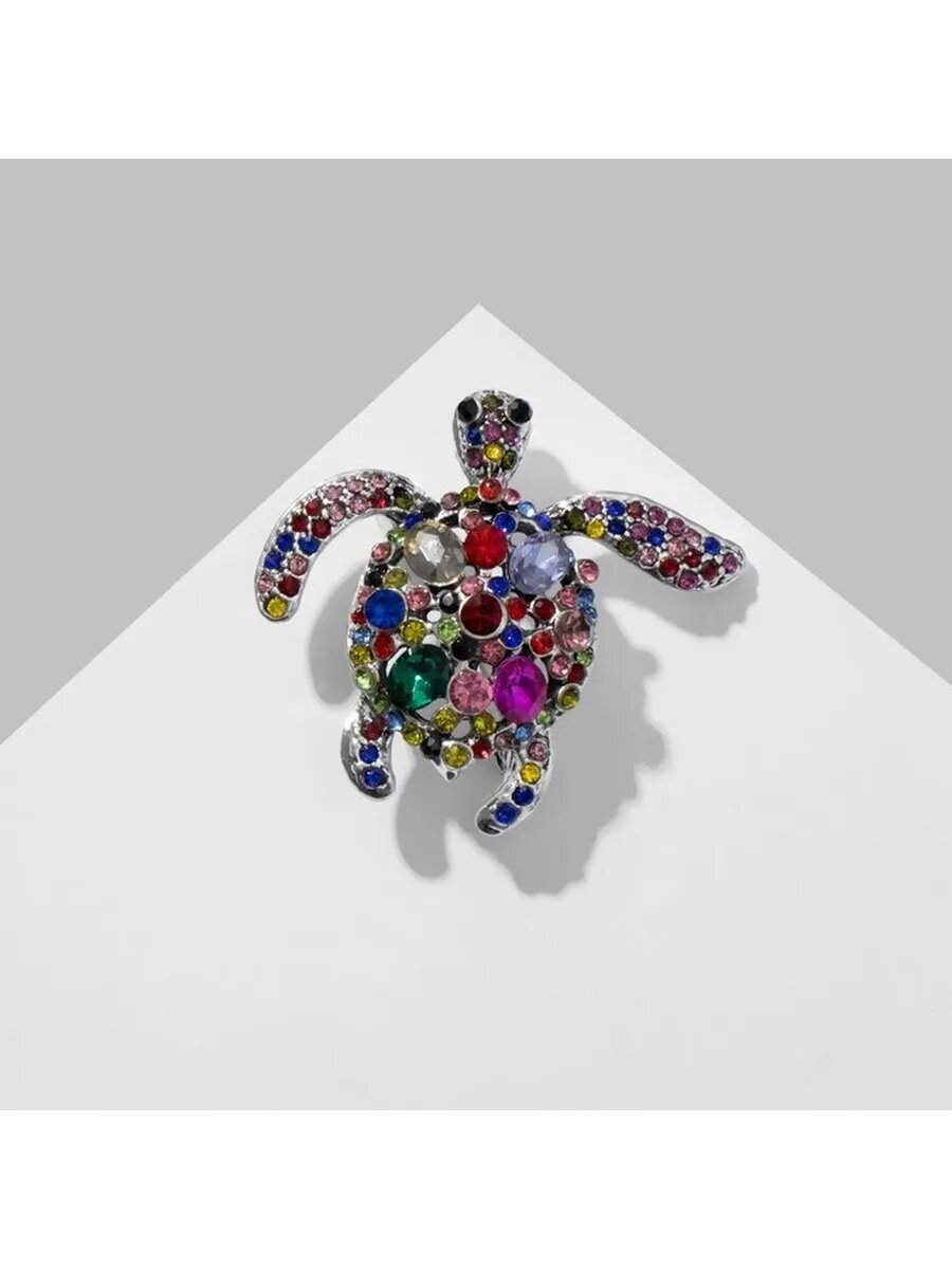 Брошь, стразы, стекло