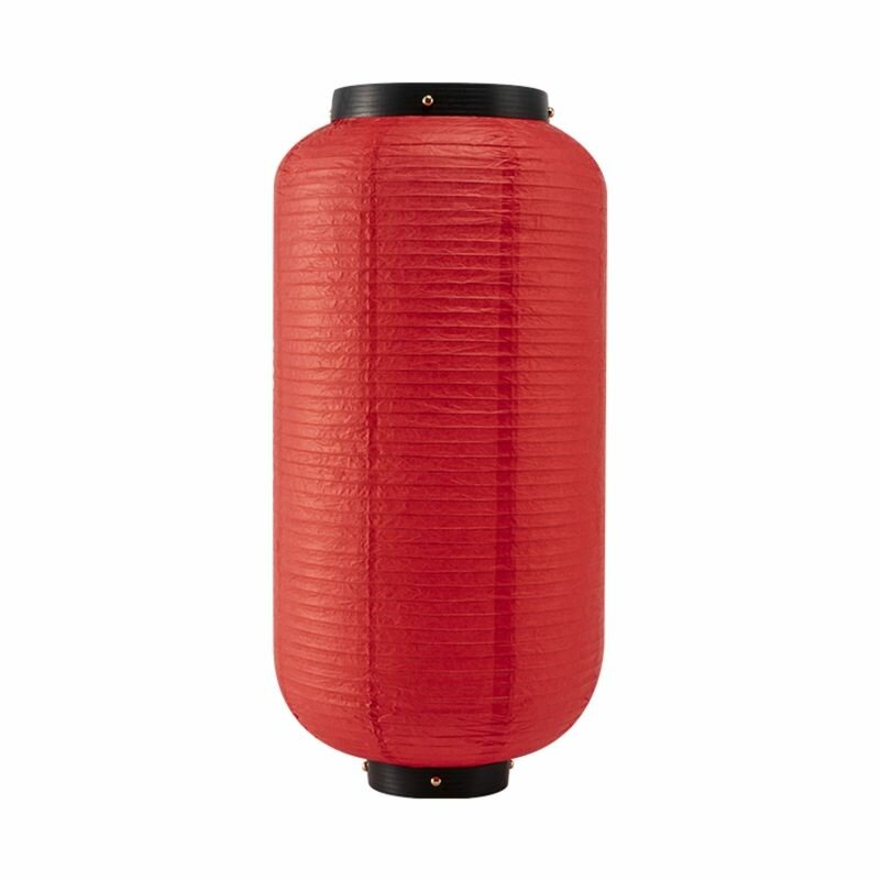 Японский фонарь для декора, красный