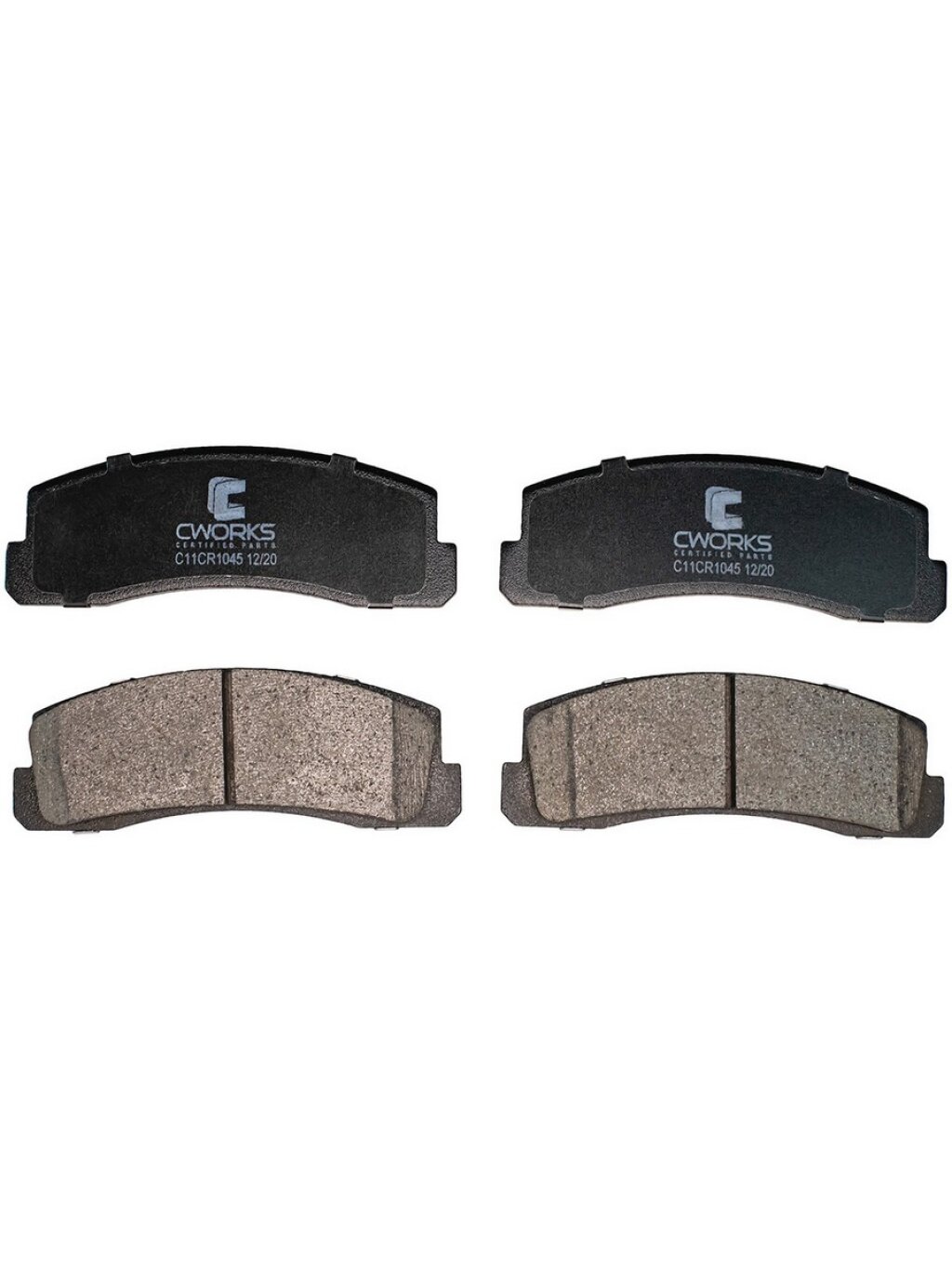 Колодки тормозные передние (Low Metallic) CWORKS C11CR1045