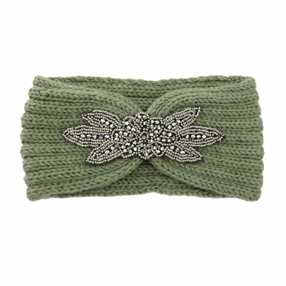 Лента для волос вязаная шерстяная повязка на голову аксессуары для волос