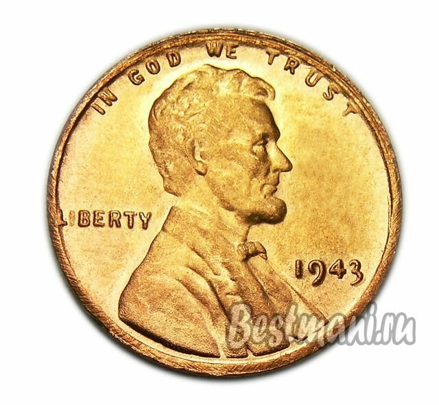 1 цент 1943 года США LIBERTY монета UNC медь сувенирная копия монеты, нумизматика, деньги для коллекции