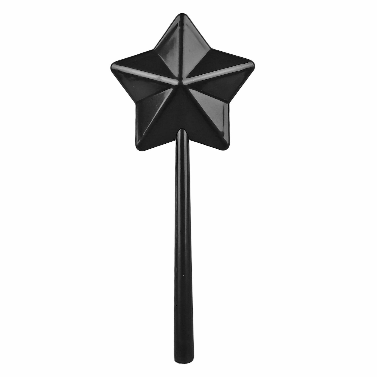 Шейкер для соли и перца, пластиковый милый практичный диспенсер для соли в форме пентаграммы, черный