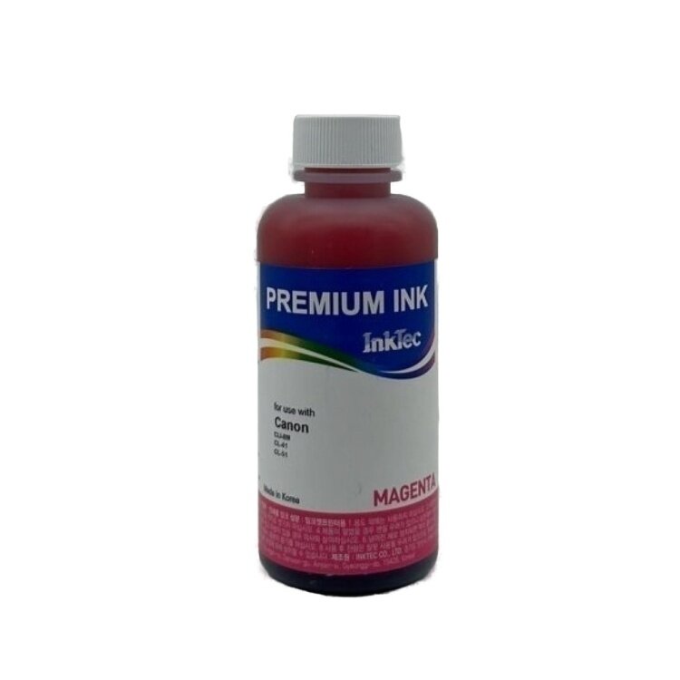 Чернила Canon iP4200 iP4500 MP530 MX850 (InkTec) C908-100MM Magenta (100мл) водорастворимые