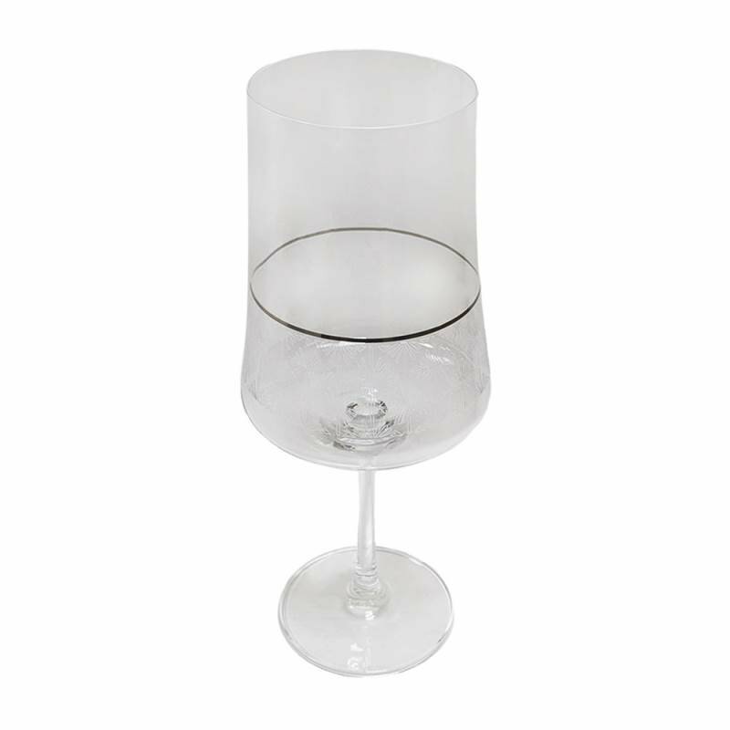 Бокалы для красного вина 560 мл 6 шт Crystalex CZ s.r.o. "Экстра /Панто /отводка платина" / 334627