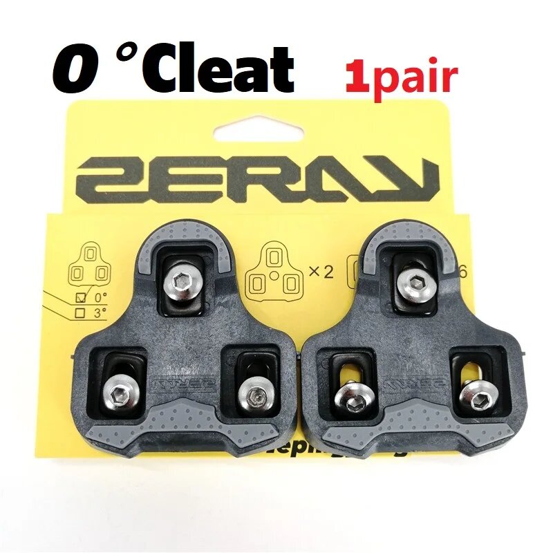 ZERAY Cleat 0° для Keo, 1 пара, черный