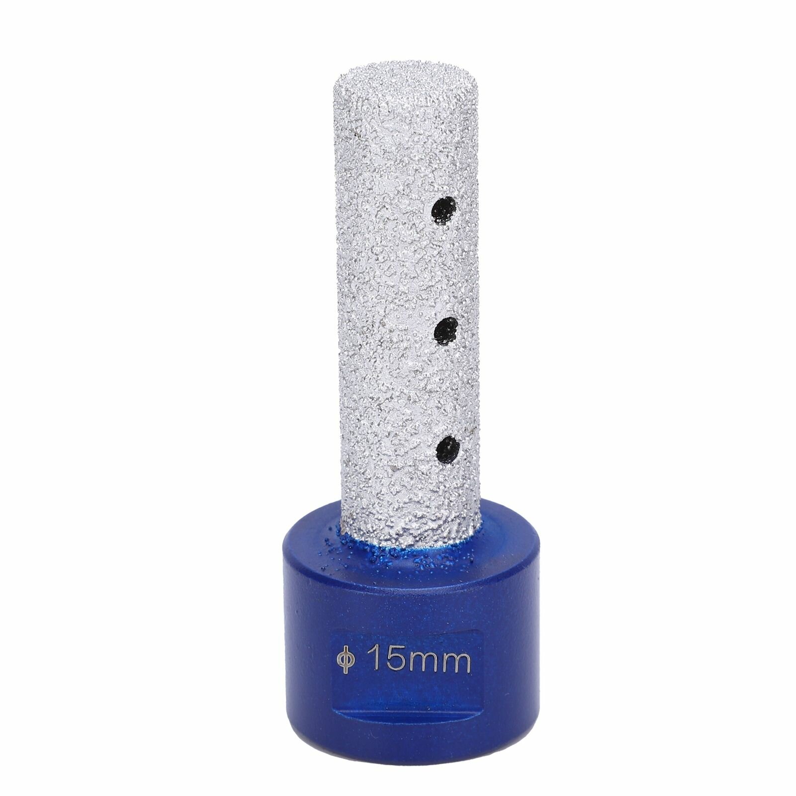 Алмазная сухая фреза резьбовая прямой хвостовик паяный полировка сверло 15 мм
