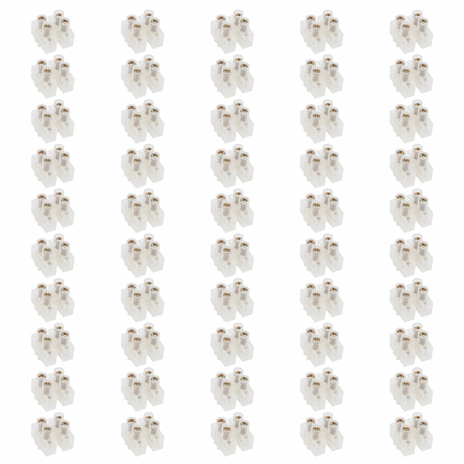 VOBOR 50 шт прокладка клеммной колодки, огнестойкий соединитель (два в два выхода)