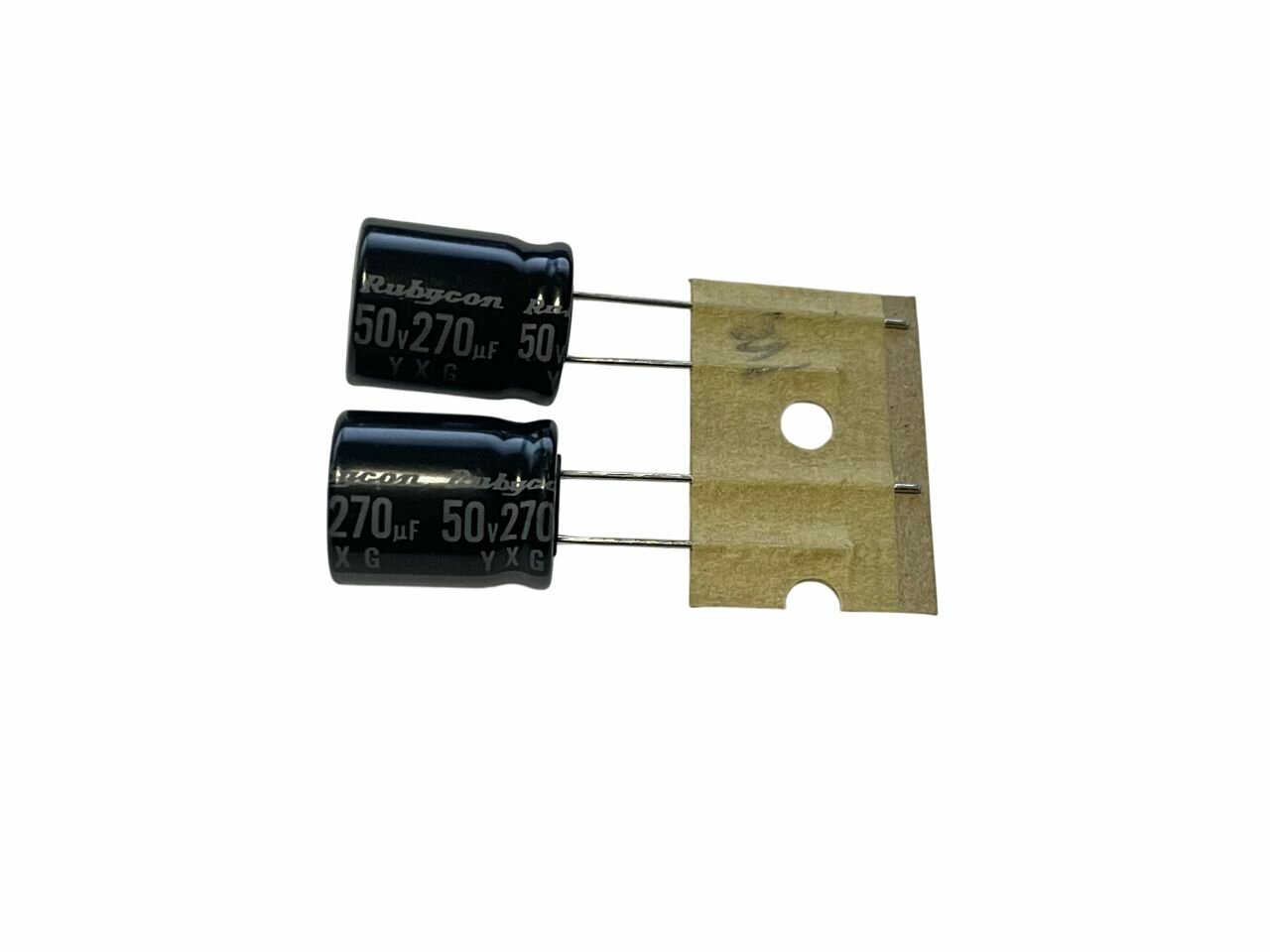 Конденсатор электролитический Rubycon 270мкФ-50В/270uF-50V, 12/15мм, 2шт
