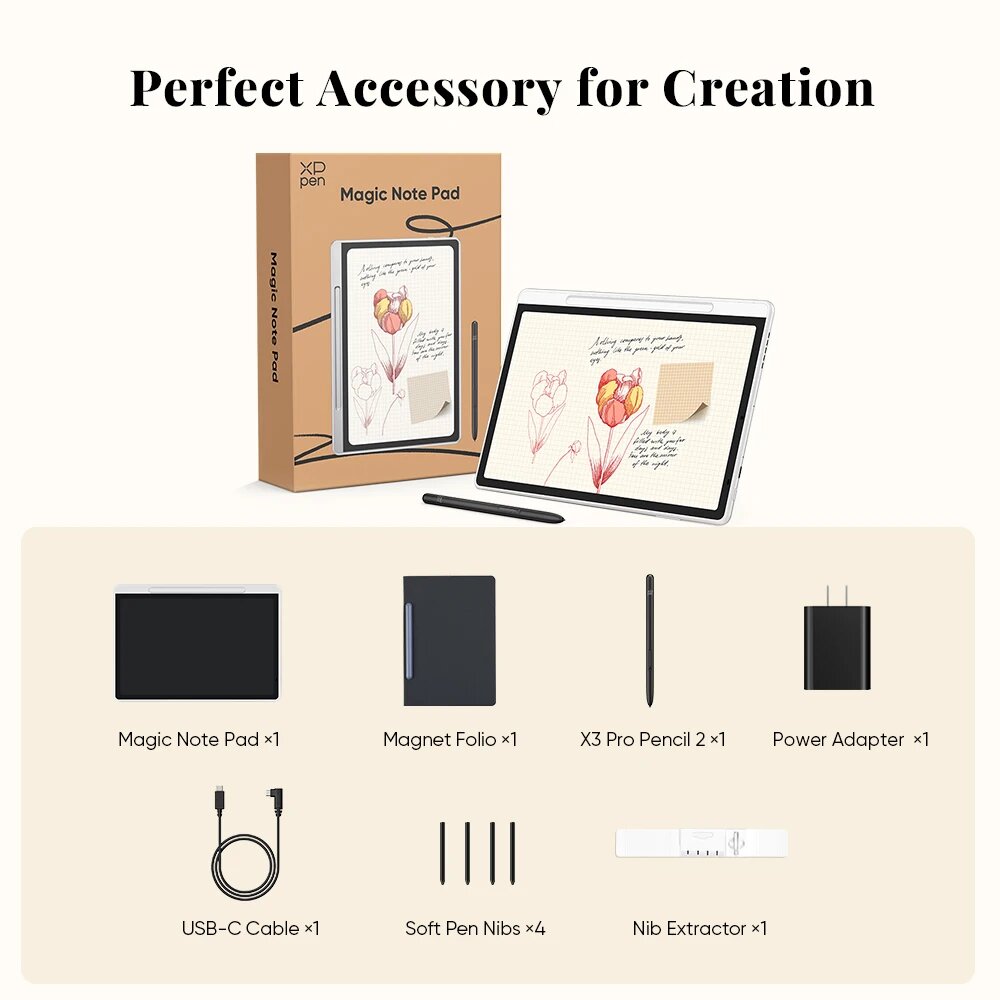 XPPen Magic Note Pad цветной смарт-блокнот