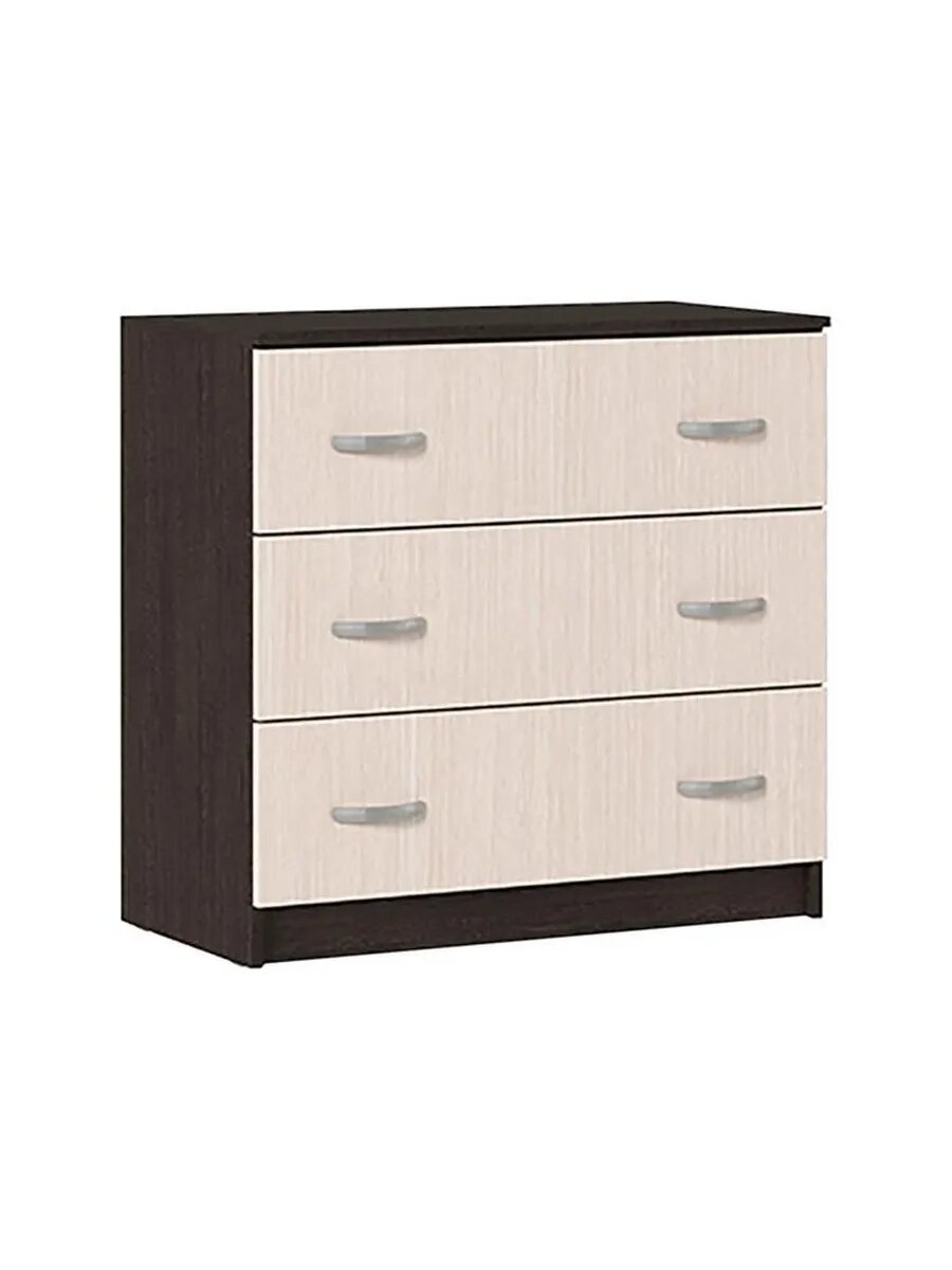 Комод для одежды Бриз с ящиками, 80х41.8х76.6 см, Венге / Дуб Белфорт