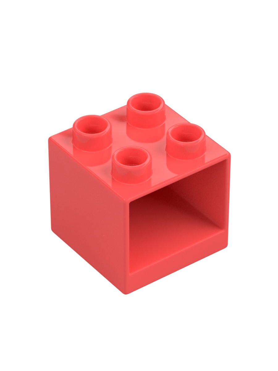 Деталь Lego Duplo, Furniture Cabinet 2 x 2 x 1 1/2 (4890)