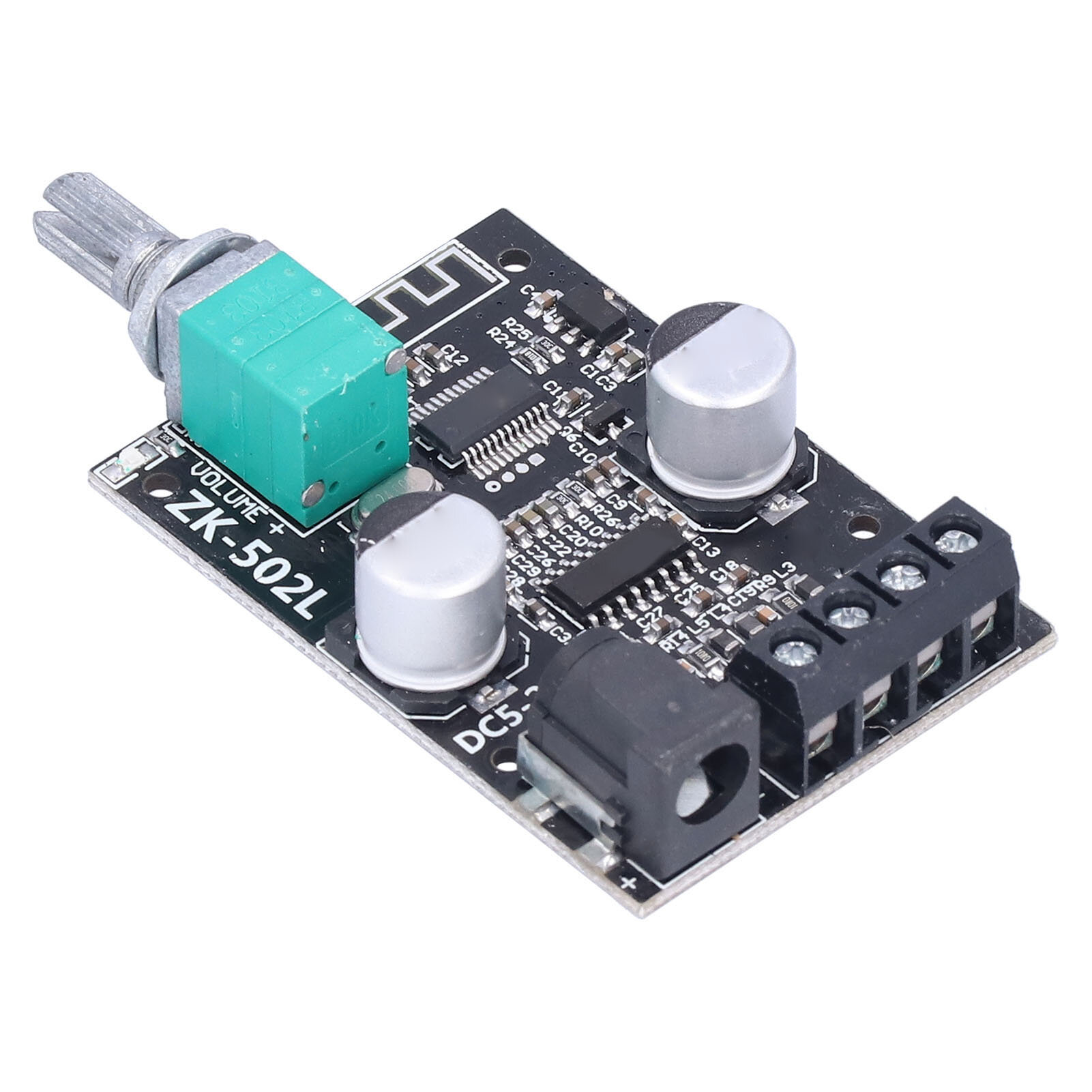 ZK‑502L Bluetooth Power Amplifier Board Stereo Digital Audio Amplifier Module для DIY Speakers