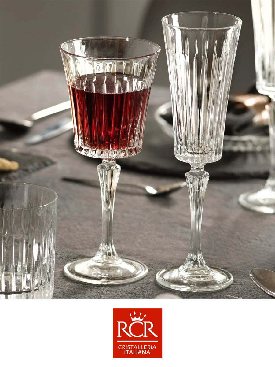 Набор бокалов для вина RCR Cristalleria Italiana Timeless 300мл, 6шт