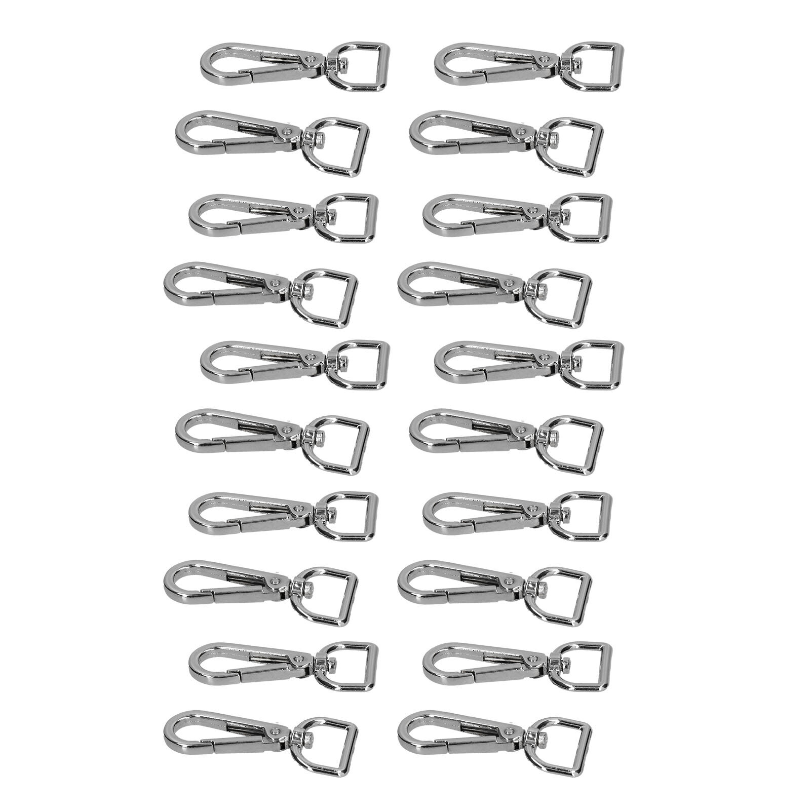 20 шт, поворотные застежки, овальное кольцо, брелок-брелок с лобстером, кольца для ремешка, брелок для ключей, сумочка