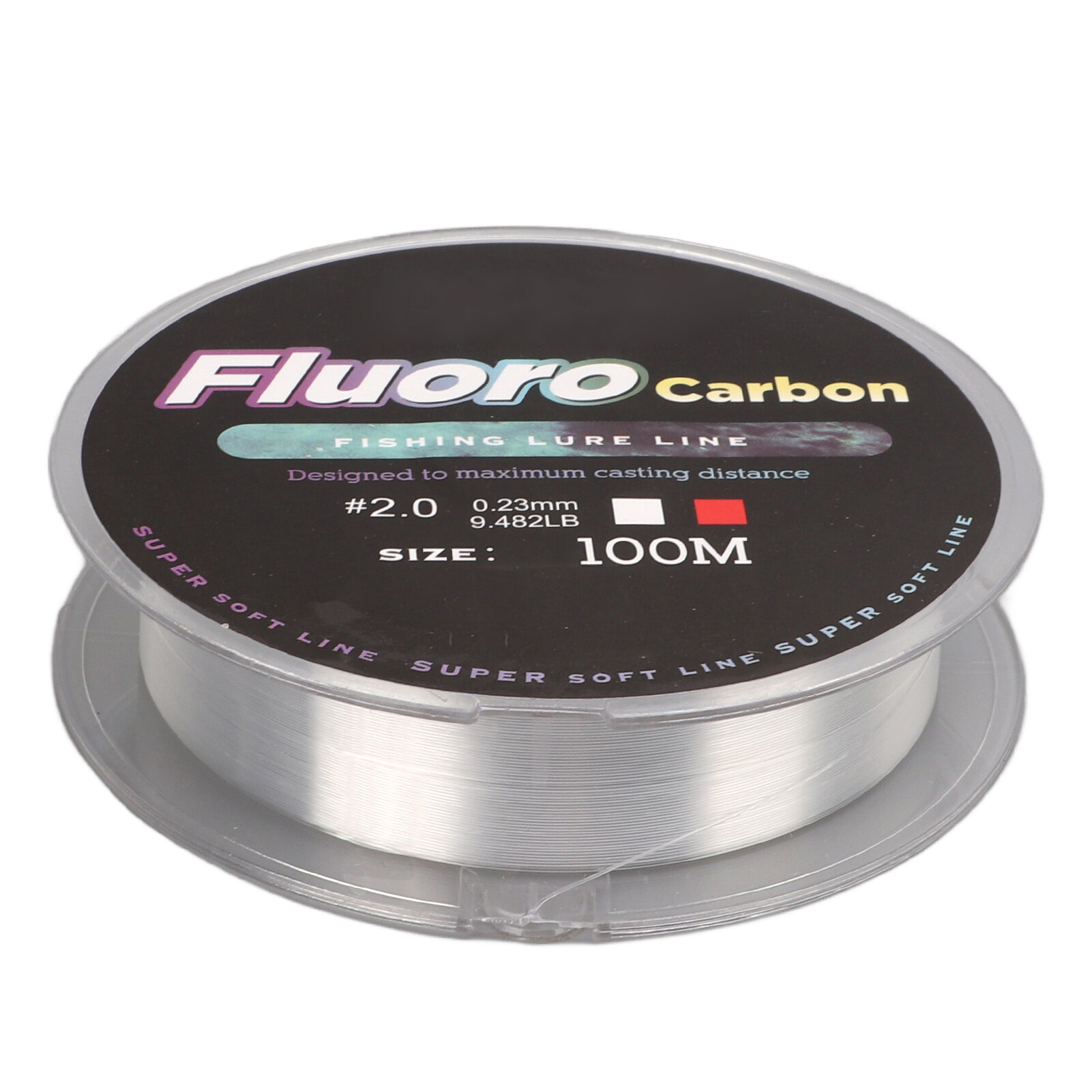 100-метровая сверхпрочная нейлоновая леска для ловли карпа, износостойкая, плетеная, основная леска №2.0