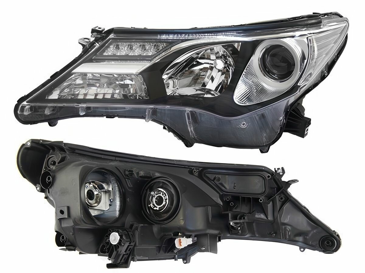 Фара левая, с электрокорректором для Тойота Рав 4 арт ST21211W1LLDEM2 SAT