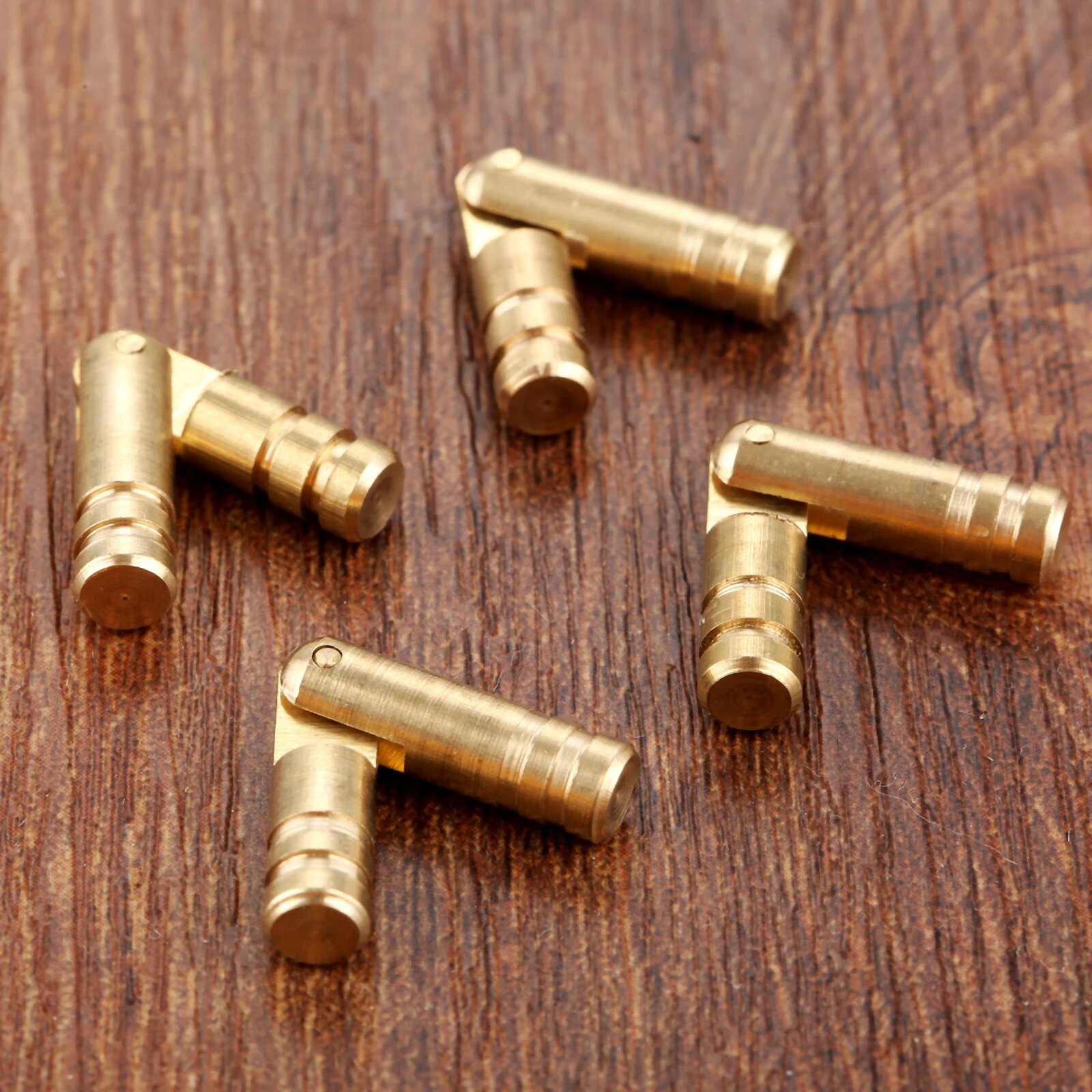 4 шт, медная невидимая скрытая петля для ствола, ювелирные изделия, деревянные шкатулки, маленькие чехлы для шкафа, миниатюрные петли для ствола 4*15 мм/5*19 мм/5*30 мм