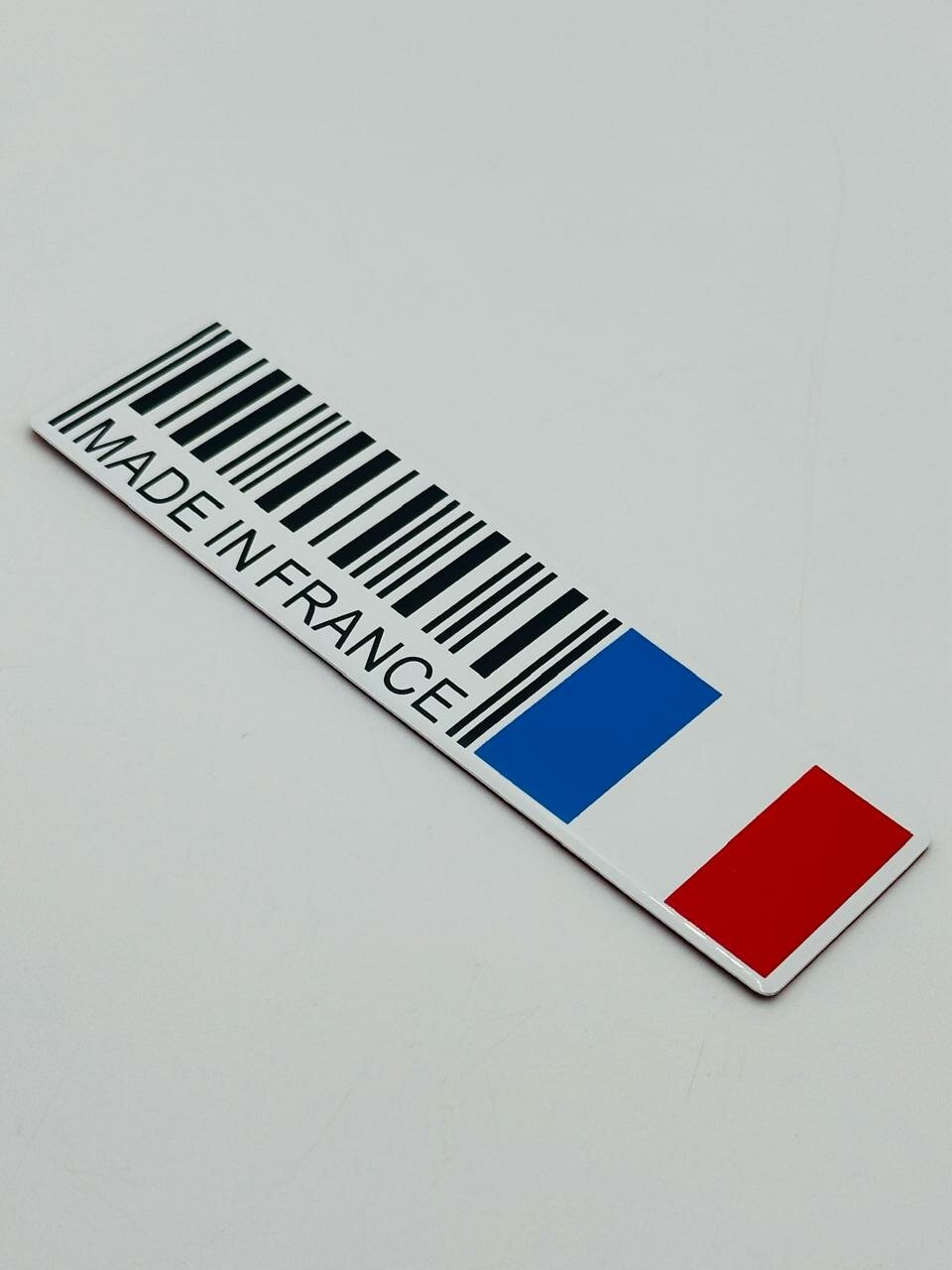Шильдик надпись наклейка Made In France 12см