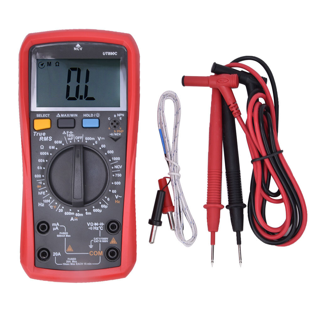 UNI T UT890C 6000 Digits Multifunctional Digital Manual Range True RMS Multimeter