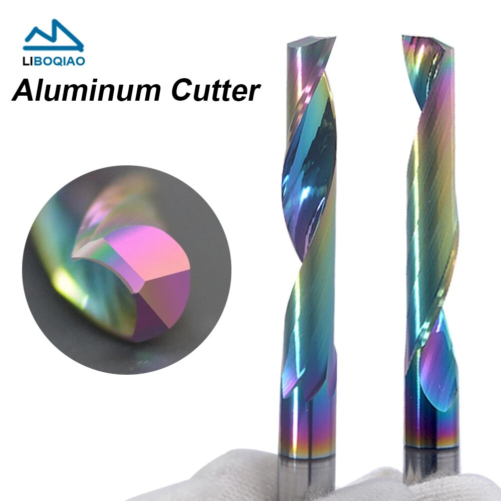 LIBOQIAO набор концевых фрез DLC 10 шт. 4x25x45L