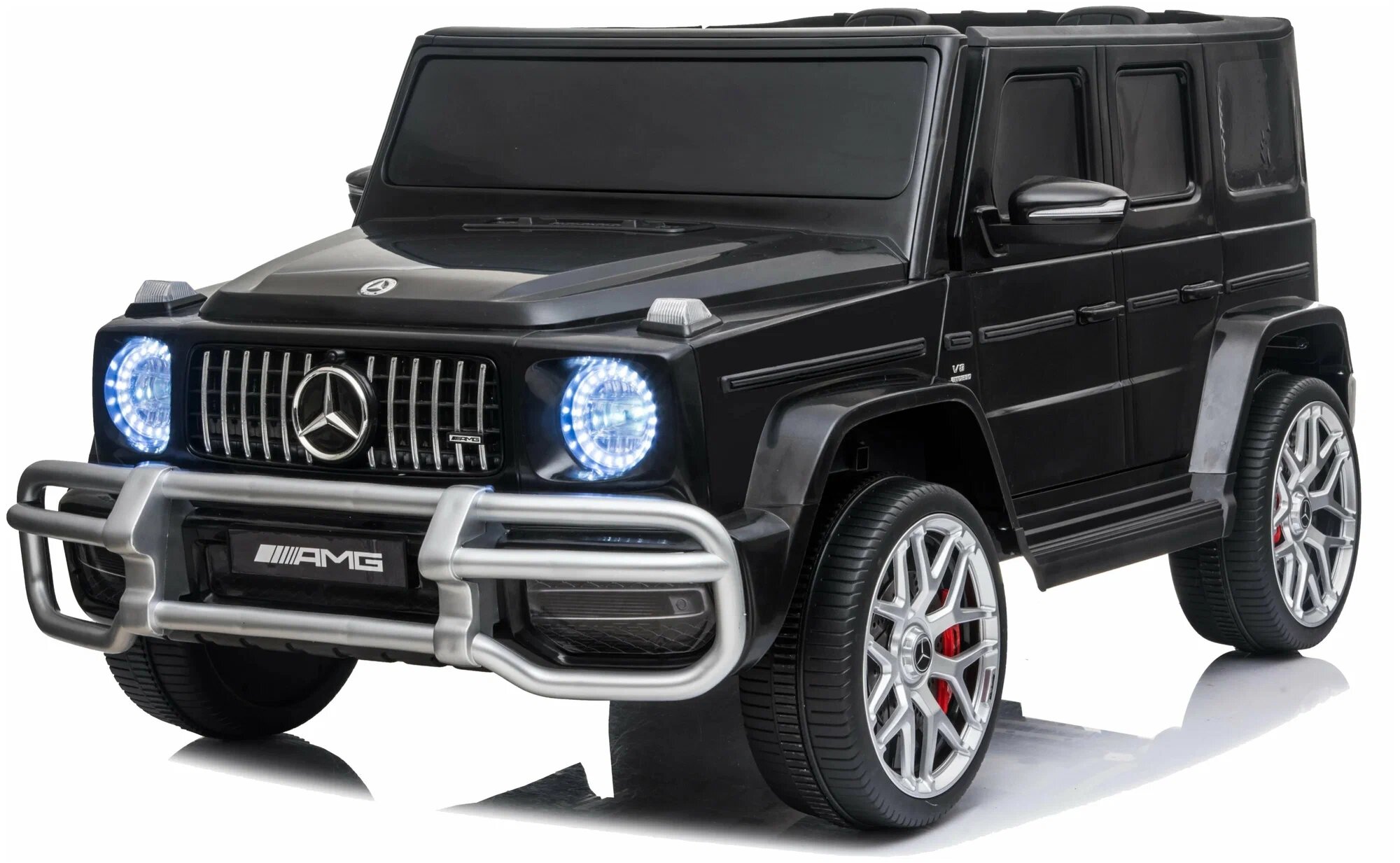 Электромобиль "Mercedes-Benz AMG G63", 4 мотора, скорость до 8км/ч, чёрный, для детей от 1 года