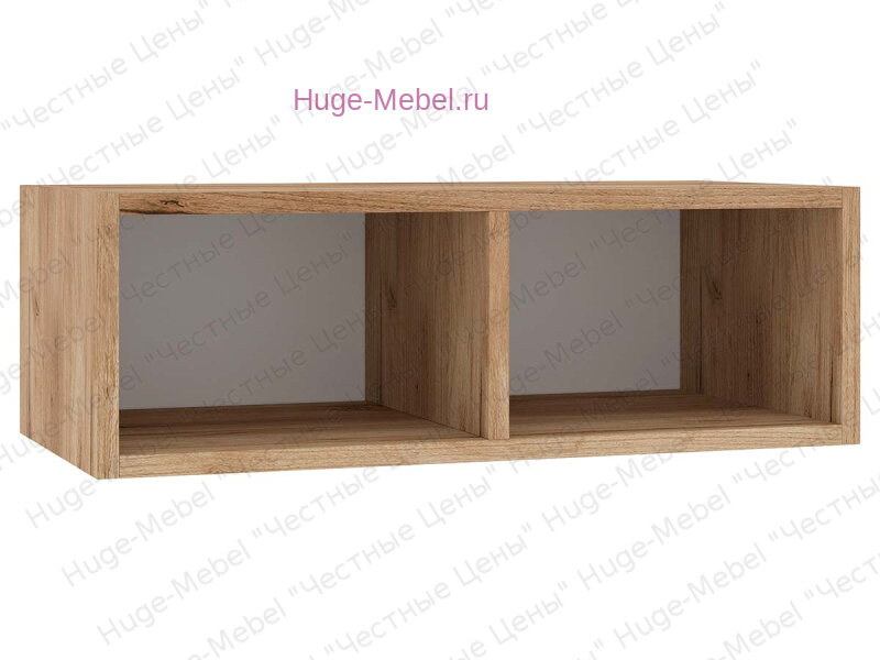 Открытый кухонный верхний шкаф 600 (крафт) Huge Mebel . Ширина 600 Высота 200. Кухонные шкафы
